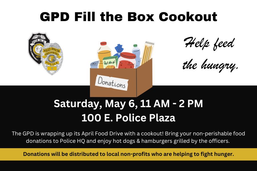 GPD Fill the Box Cookout - Greensboro Police Foundation